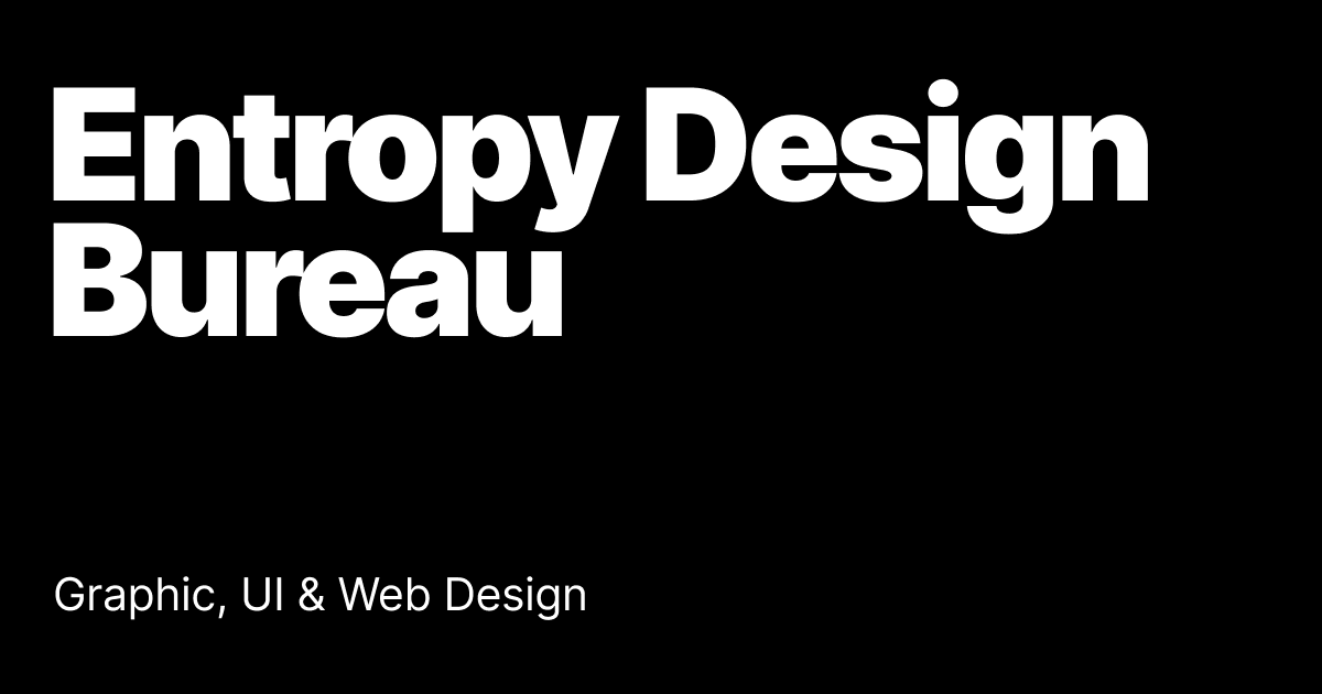 Entropy Design Bureau